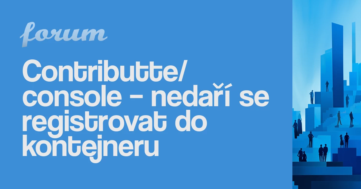 Contributte/console – nedaří se registrovat do kontejneru — Nette Framework forum