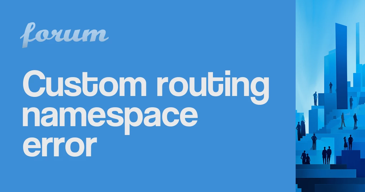 Custom Routing Namespace Error — Nette Framework Forum