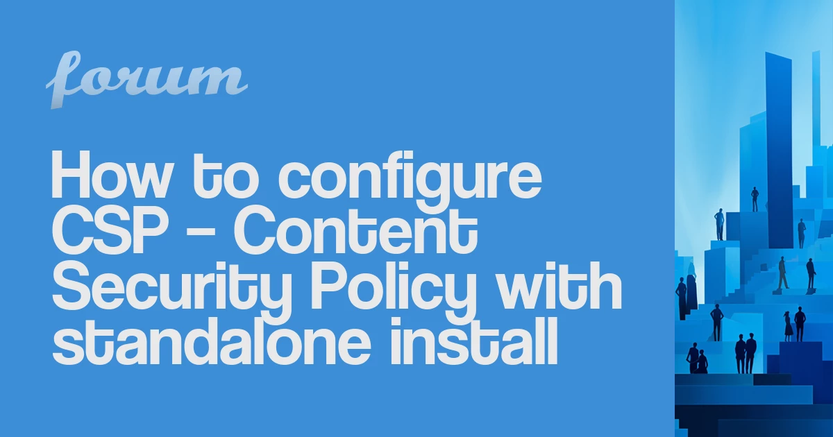 How to configure CSP – Content Security Policy with standalone install — Nette Framework forum
