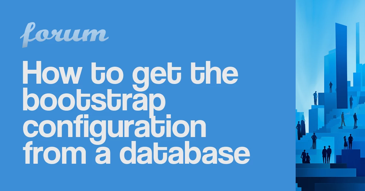 How To Get The Bootstrap Configuration From A Database — Nette Framework Forum 