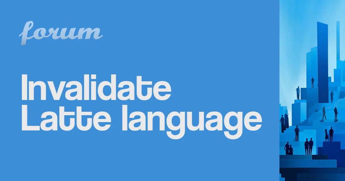 Invalidate Latte language — Nette Framework forum