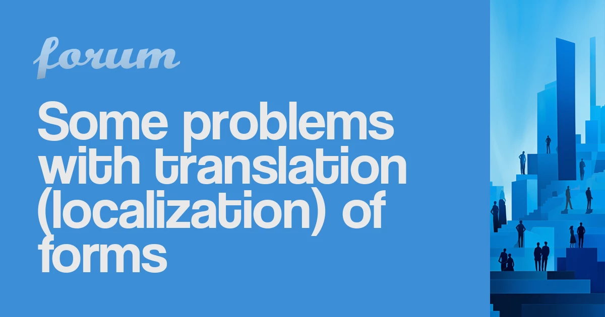 Some Problems With Translation Localization Of Forms — Nette Framework Forum