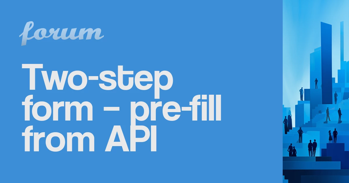 Two-step form – pre-fill from API — Nette Framework forum