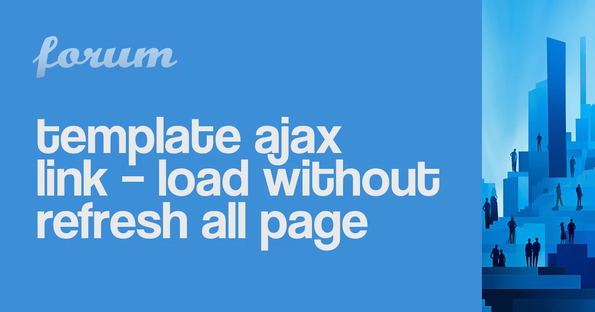 template ajax link – load without refresh all page — Nette Framework forum