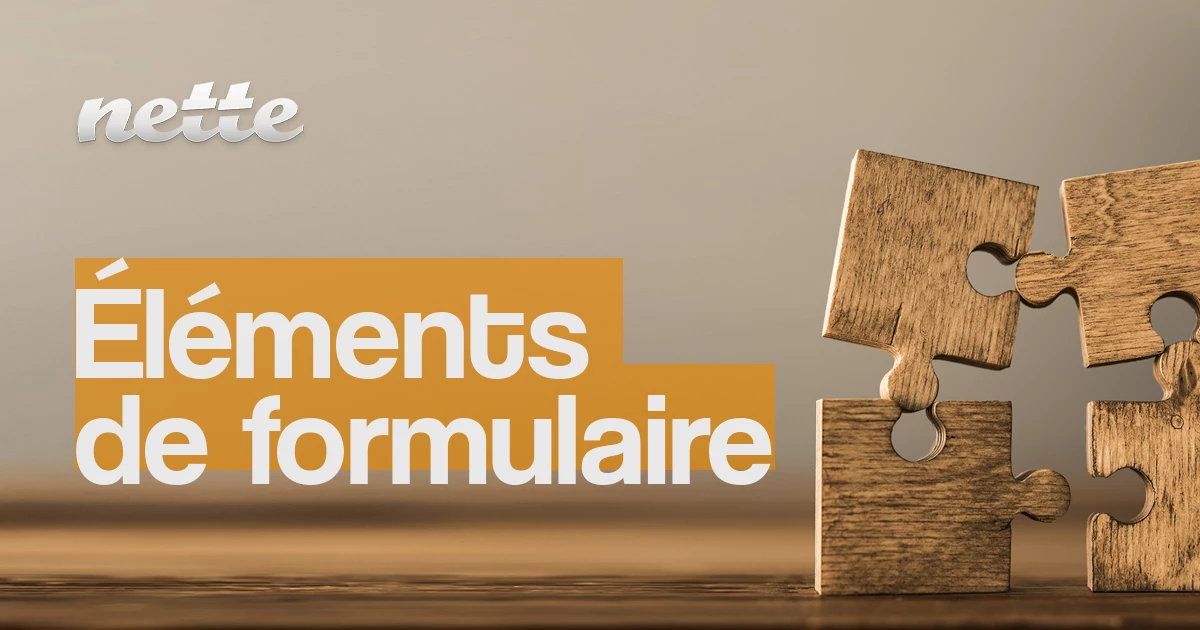 Éléments de formulaire – Documentation Nette