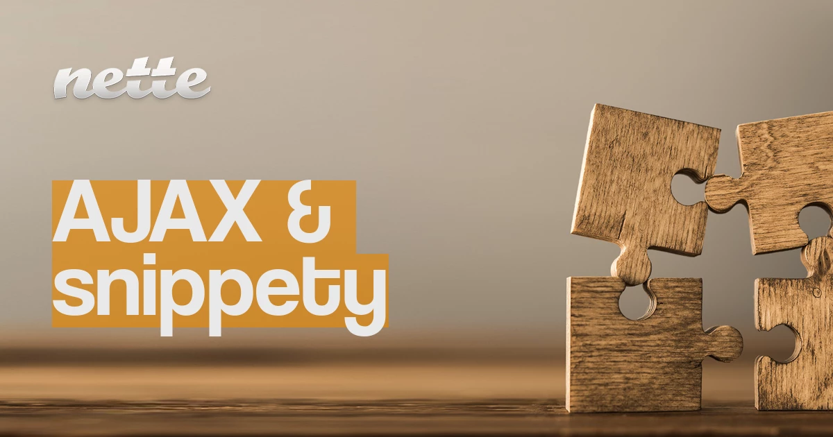 AJAX & snippety – Nette Dokumentace