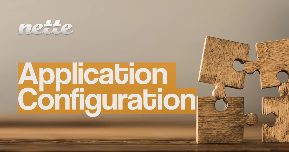 Application Configuration – Nette Documentation