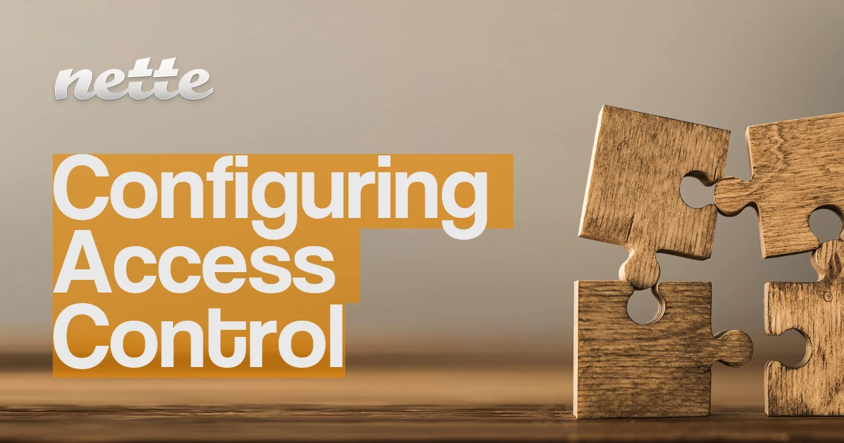 Configuring Access Control – Nette Documentation