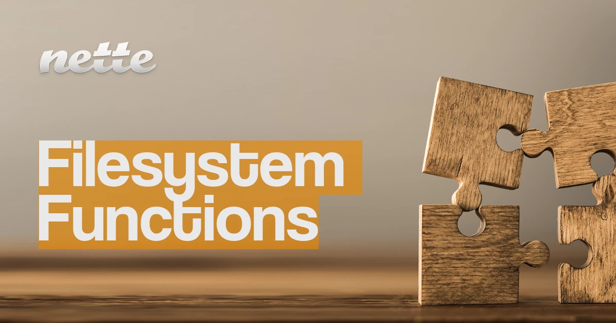Filesystem Functions – Nette Documentation