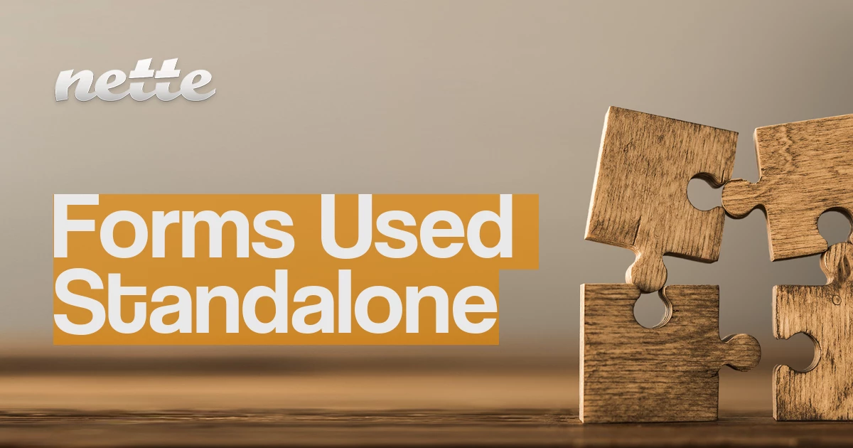 Forms Used Standalone – Nette Documentation