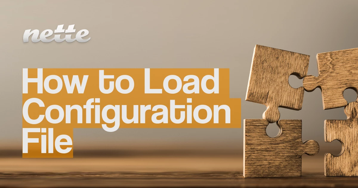 How to Load Configuration File – Nette Documentation