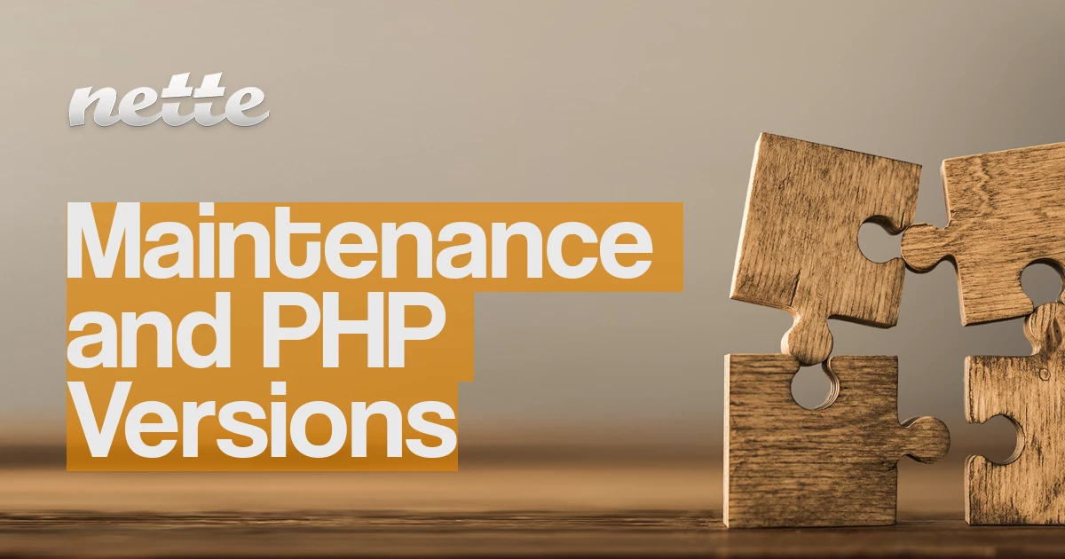 Maintenance And Php Versions Nette Framework