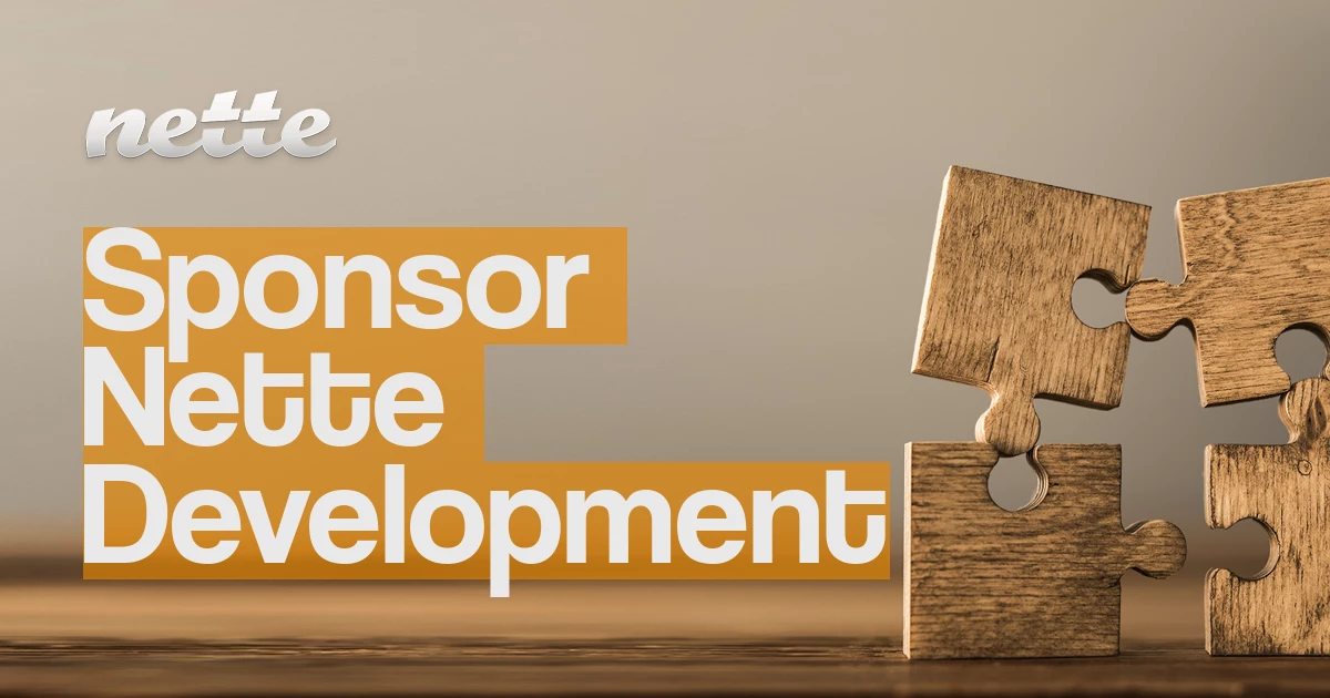 Sponsor Nette Development – Nette Framework