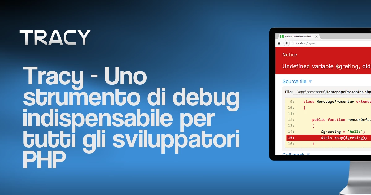 Tracy - Uno strumento di debug indispensabile per tutti gli sviluppatori PHP